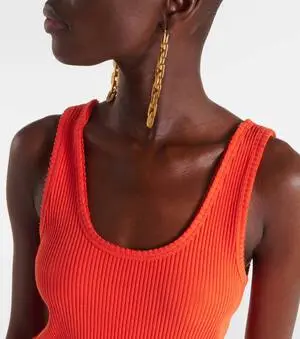 Vince Ribbed Knit Tank Top