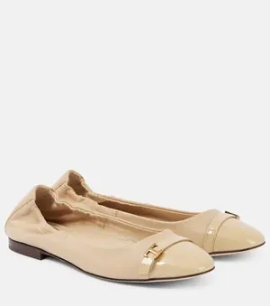 TOD'S Leather Ballet Flats - Pink