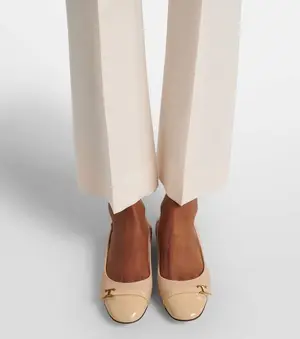 TOD'S Leather Ballet Flats - Pink
