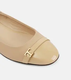 TOD'S Leather Ballet Flats - Pink