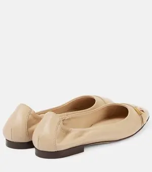TOD'S Leather Ballet Flats - Pink