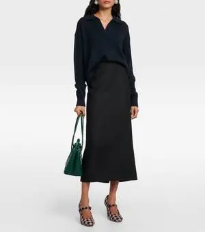 EMILIA WICKSTEAD Checked Tweed Mary Jane Pumps