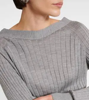 Proenza Schouler Eden Wool-blend Ribbed Midi Dress