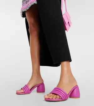 GIANVITO ROSSI Malou Leather Mules