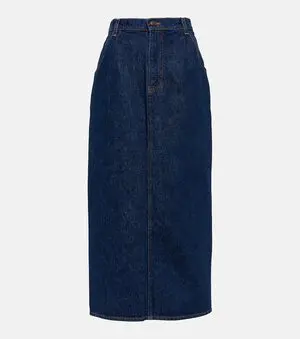 Magda Butrym Denim Midi Skirt