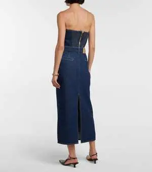 Magda Butrym Denim Midi Skirt