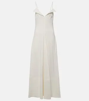 Proenza Schouler Ruby Linen-blend Midi Dress