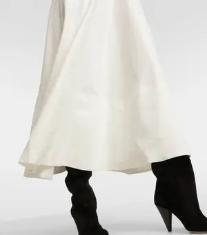 Proenza Schouler Ruby Linen-blend Midi Dress