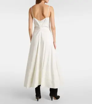 Proenza Schouler Ruby Linen-blend Midi Dress