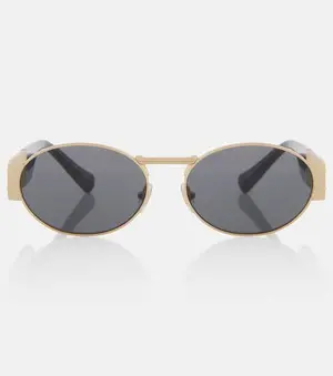 Versace Medusa '95 Oval Sunglasses - Black