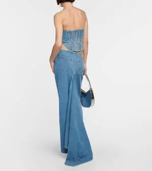 Magda Butrym Denim Bustier