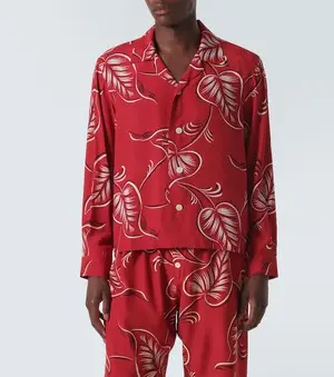 BODE Creeping Begonia Printed Shirt