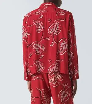 BODE Creeping Begonia Printed Shirt