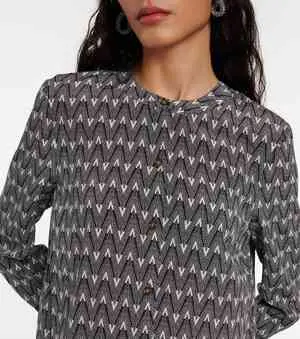 Veronica Beard Acacia Silk-blend Blouse