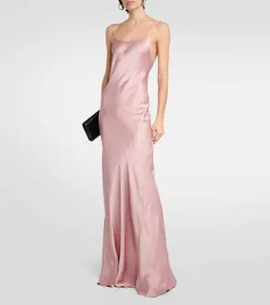 Victoria Beckham Cami Gown - Pink