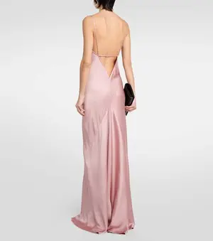 Victoria Beckham Cami Gown - Pink