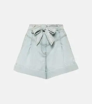 Zimmermann High-rise Denim Shorts