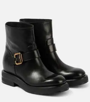 Chloé Coddington Leather Ankle Boots