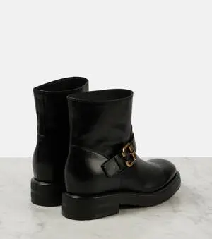 Chloé Coddington Leather Ankle Boots