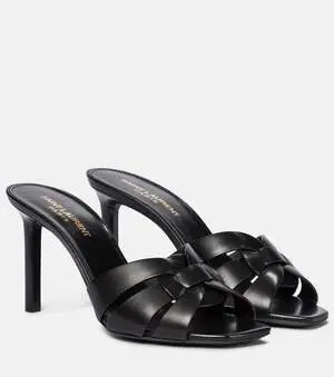 Saint Laurent Tribute 85 Leather Sandals