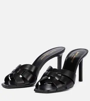 Saint Laurent Tribute 85 Leather Sandals
