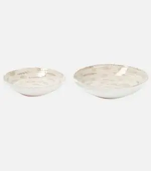 Brunello Cucinelli Tradition Set Of 2 Bowls - White