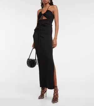 Christopher Esber Ruched Halterneck Top