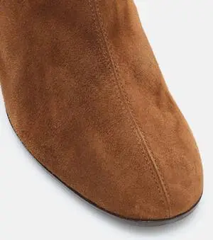 AQUAZZURA Saint Honore 50 Suede Ankle Boots