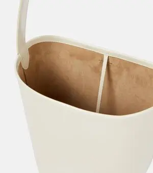 THE ROW N/s Park Small Leather Tote Bag - White