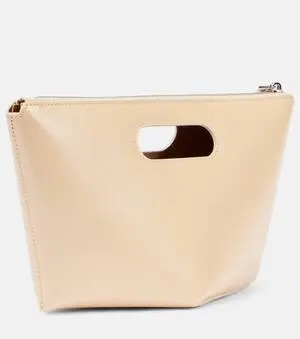 Alaïa Folded Mini Leather Clutch