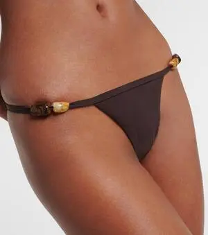 Christopher Esber Crystal Fracture Bikini Bottom