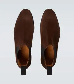 John Lobb Lawry Suede Chelsea Boots