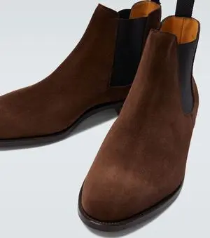 John Lobb Lawry Suede Chelsea Boots