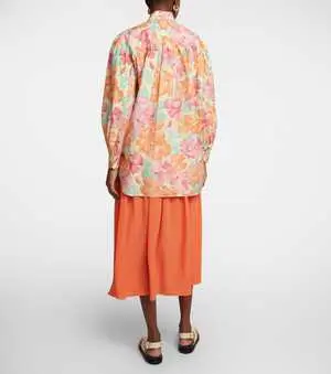 Plan C Floral Cotton Shirt