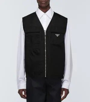 Prada Re-nylon V-neck Vest