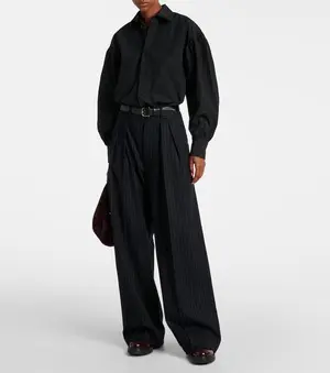 Plan C Oversized Crepe Shirt