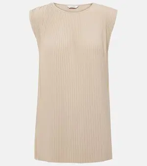 Max Mara Cambusa Pleated Top