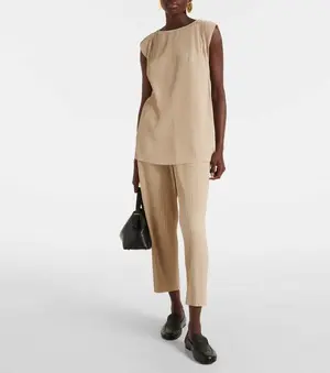 Max Mara Cambusa Pleated Top