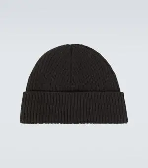 AMI Paris De Coeur Ribbed-knit Beanie