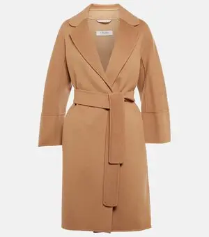 Max Mara Arona Wool Coat - Beige