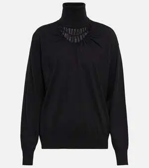 Dries Van Noten Turtleneck Wool Sweater
