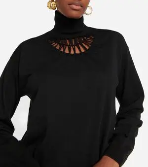 Dries Van Noten Turtleneck Wool Sweater