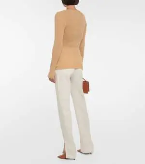 Jacquemus La Maille Dao Ribbed-knit Sweater - Beige