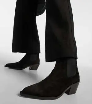 GIANVITO ROSSI Wylie Suede Ankle Boots