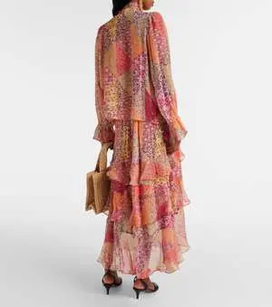 Rixo Jovie Patchwork Blouse