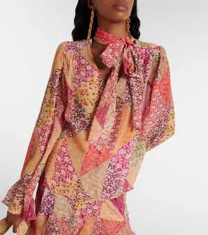 Rixo Jovie Patchwork Blouse