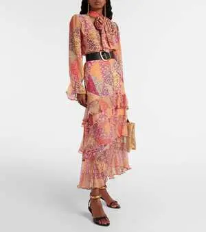 Rixo Jovie Patchwork Blouse