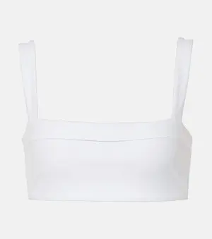 Jade Swim Coast Bikini Top - White
