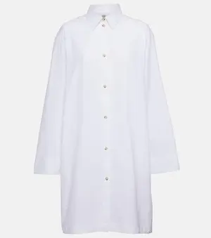 TOTEME Oversized Cotton Shirt Dress