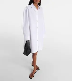 TOTEME Oversized Cotton Shirt Dress